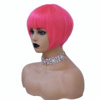 China Lace Front Wigs 613 Blond Color Peruvian Short Bob Human Hair Wigs for Black Women for sale
