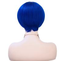 China Swiss Lace Base Material Remy Hair Virgin Silky Short Bob Cut Wigs For Women with 1 for sale