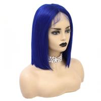 China BOB Wig 14inch 100% Virgin Human Hair 360 Lace Frontal Transparent Lace for Black Women for sale