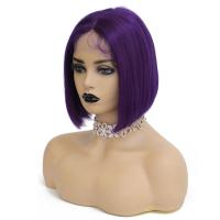 China BOB Wig 14inch 100% Virgin Human Hair 360 Lace Frontal Transparent Lace for Black Women for sale