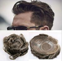 China Human Hair Toupee for Men Remy Hair Grade and Full Cuticle for sale