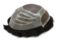 China Human Hair Toupee for Men Remy Hair Grade and Full Cuticle for sale