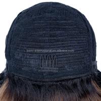China T1B/27 Color Pre Plucked Short Human Hair Wigs for Black Women Brazilian Pixie Cut for sale