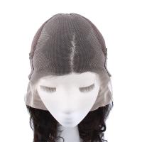 China 13*6 Lace Frontal Brazilian Remy Hair Pre Plucked Full Hand Made Curly Silky Wave Wig for sale