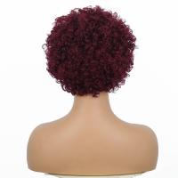 China 99J Burgundy Raw Indian Virgin Cuticle Aligned Human Hair Lace Front Wigs for Small Size for sale