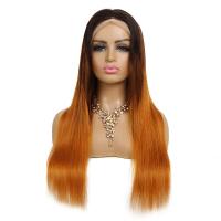 China Experience the Full Cuticle Brazilian Human Hair Lace Front Wig T1B/4/30HL Ombre Color for sale