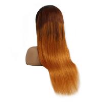 China Experience the Full Cuticle Brazilian Human Hair Lace Front Wig T1B/4/30HL Ombre Color for sale