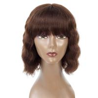 China 100% Human Hair Brazilian Lace Front Wig for Black Women Bob Style Short Wig for sale