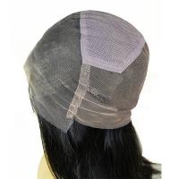 China Natural Unprocessed Silk Straight Full Hand Tied HD Full Swiss Lace Wig Length 10-24inch for sale