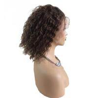 China Curly Human Hair Wig 100% Brazilian HD Full Swiss Lace Silk Top Injected All Hand Made for sale