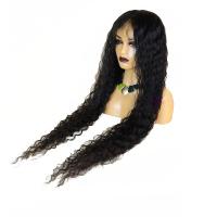 China 360 Swiss Lace Front Hand Tied Wig Vendors with Natural Curly Raw Brazilian Hair for sale