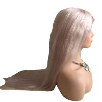 China 10-24 Inch Raw Human Hair Blonde Full Lace 360 Wig Hand Woven One Donor Light Color 613 for sale
