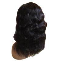 China Natural Remy Hair HD Full Lace Brazilian Virgin Cuticle Aligned BOB Short Curly Wigs for sale