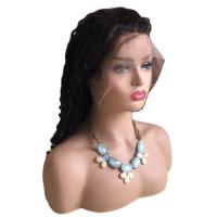 China Natural Remy Hair HD Full Lace Brazilian Virgin Cuticle Aligned BOB Short Curly Wigs for sale