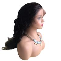 China Small/Large/Average Size Natural Curly Virgin Brazilian Human Hair Full Lace Wigs for sale