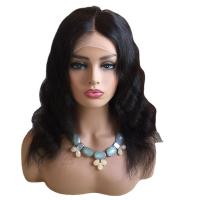 China Small/Large/Average Size Natural Curly Virgin Brazilian Human Hair Full Lace Wigs for sale