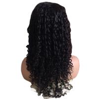 China Natural Black Raw Virgin Remy Full Lace Hand Tied Wigs with Hair Bangs Perruque Vendors for sale