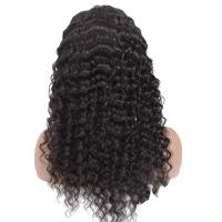 China Deep Wave Raw Curly Human Hair Wigs for Black Women Small/Large/Average Size 8-32inch for sale