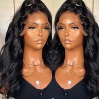 China 10-24 Inch Brazilian Curly Remy Human Hair Full Lace Wig Hand Tied Transparent French Lace for sale