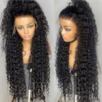 China Raw Indian Hair HD Lace Frontal Wigs 360 Lace Wigs for Black Women 10A 12A Curly for sale