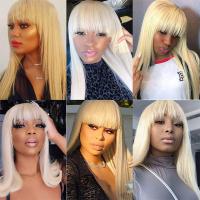 China 100% Virgin Cuticle Aligned Human Hair 613 Blonde Wig for Black Women for sale