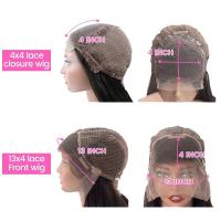 China Short Length Light Brown Lace Front Human Hair Ocean Body Wave Bob Wig for Black Women for sale