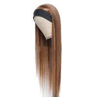 China 100% Top Human Hair Brazilian Hair Highlight Headband Glueless Wig P4/27 For Black Women for sale