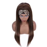 China 100% Top Human Hair Brazilian Hair Highlight Headband Glueless Wig P4/27 For Black Women for sale