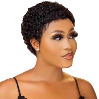 China 100% Human Hair Wigs for Black Women Short Pixie Cut Wigs Affordable Prices Sell for sale
