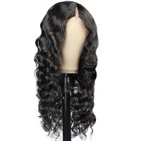 China Long Human Hair V Part Wig 30Inch Kinky Straight Raw Hair Brazilian Remy Perruque for sale