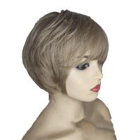China 6'' Short Glueless Natural Pixie Cut Brazilian Perruque Human Hair Wigs for White Women for sale