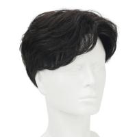 China 100% Human Hair Full Head Vietnam Black Very Short Cut Indian Hair Wigs for Asian Men for sale