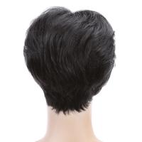 China 100% Human Hair Full Head Vietnam Black Very Short Cut Indian Hair Wigs for Asian Men for sale