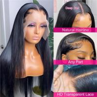 China 360 Full 13x6 Hd Lace Front Virgin Hair Wigs 100% Raw Natural Human Hair With Frontal for sale
