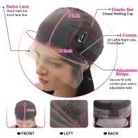 China 360 Full 13x6 Hd Lace Front Virgin Hair Wigs 100% Raw Natural Human Hair With Frontal for sale