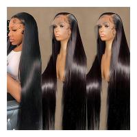 China Full Hd Lace Front Human Hair Frontal Wigs Pre Plucked With Swiss Lace Base Material for sale