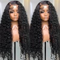 China Full Hd Lace Front Human Hair Frontal Wigs Pre Plucked With Swiss Lace Base Material for sale