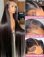 China Average Size Lace Front Original Brazilian Natural Human Hair Wig For Black Women for sale