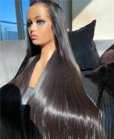 China Average Size Lace Front Original Brazilian Natural Human Hair Wig For Black Women for sale