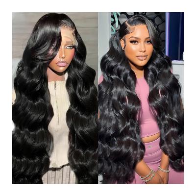 China Virgin Hair Frontal Wig with Swiss Lace Openings and Raw Indian Hair for sale