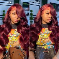 China Virgin Hair Frontal Wig with Swiss Lace Openings and Raw Indian Hair for sale