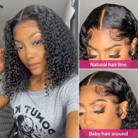 China Vietnamese Super Double Drawn Human Raw Hair Hd Lace Wig with Customizable Hair Color for sale