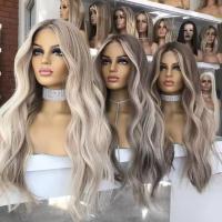 China European Hair Human Hair Wigs with Frontal 180% Density HD Lace Front and Body Wave for sale