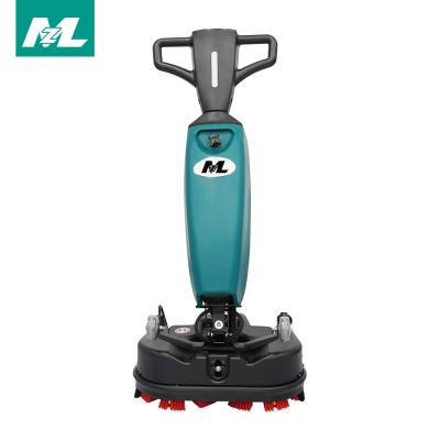 China Battery Powered Mini Floor Scrubber Buffer Cleaning Machine Hand Pushed Industrial for sale
