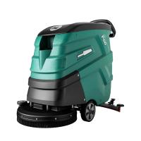 China 90W 21Inch Walk Behind Auto Scrubber Machine Mop For Floor Washing Cleaning for sale