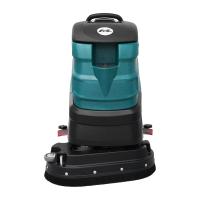China Industrial Walk Behind Sweeper Scrubber Floor Cleaning Machine For Tile for sale