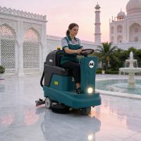 China Industrial Ride On Scrubber with LED Lights Deep Cleaning for Large Areas for sale