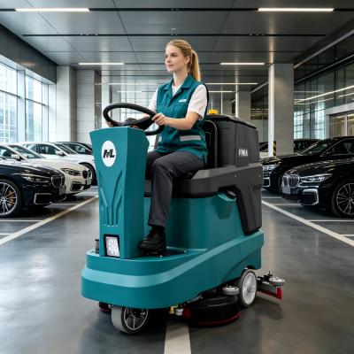China High Efficiency Ride On Floor Scrubber F90A 4000 Square Meters Per Hour Shopping Mall Floor Washing Equipment for sale
