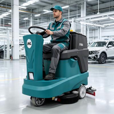 China Ride On Floor Scrubber F90A Electric Floor Scrubbing Machine for Hotel Mall Restaurant Factory Retail Stores for sale