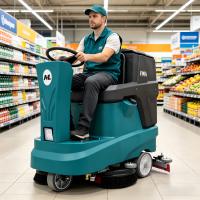 China Ride On Floor Scrubber F90A Electric Floor Scrubbing Machine for Hotel Mall Restaurant Factory Retail Stores for sale